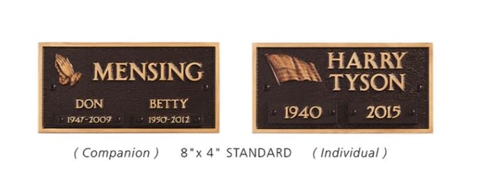 Niche and Crypt Plaques